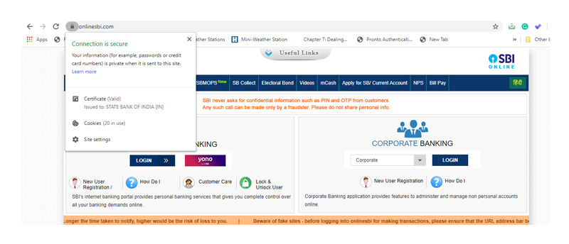 How to carefully identify an unsecured website