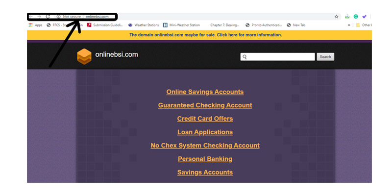 How to carefully identify an unsecured website